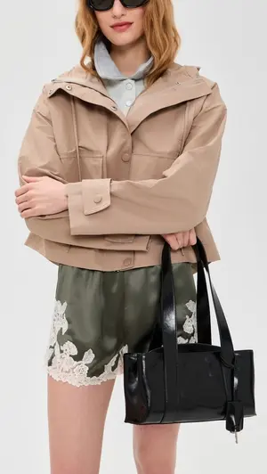 OSOI Shell Duffle Mini Shoulder Bag - Black