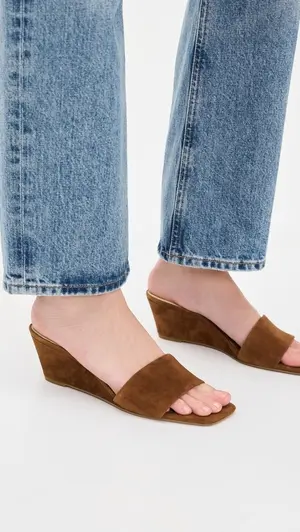 Dolce Vita Wedge Sandals - Brown