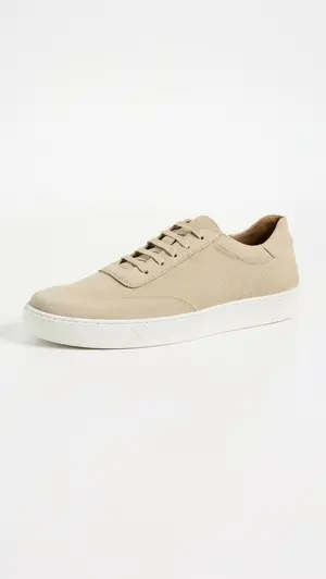 Frescobol Carioca Lapa Suede Lace-up Sneakers - Sand
