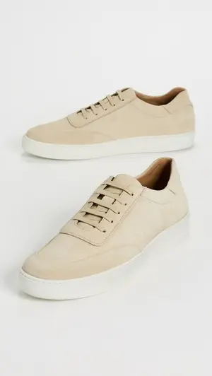 Frescobol Carioca Lapa Suede Lace-up Sneakers - Sand