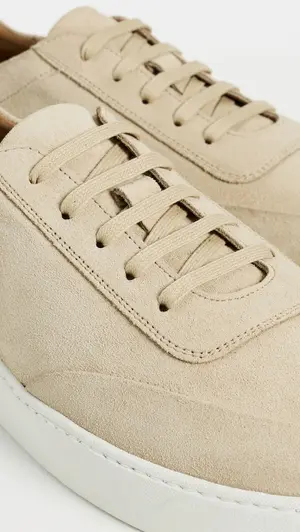 Frescobol Carioca Lapa Suede Lace-up Sneakers - Sand