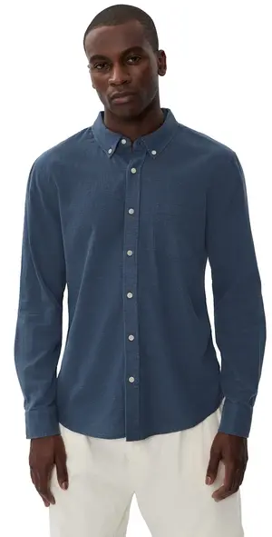Marine Layer Better Than Linen Shirt - Navy