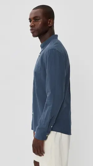 Marine Layer Better Than Linen Shirt - Navy