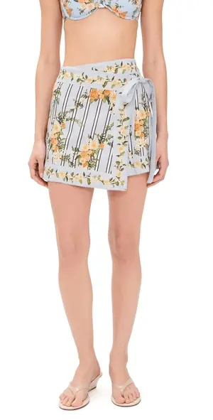 Agua Bendita Luna Valle Wrap Skirt - Multicolor
