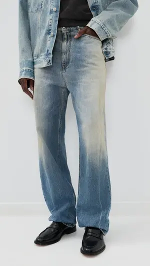 MAISON MARGIELA Relaxed Denim Pants - Medium Blue