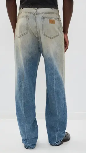 MAISON MARGIELA Relaxed Denim Pants - Medium Blue