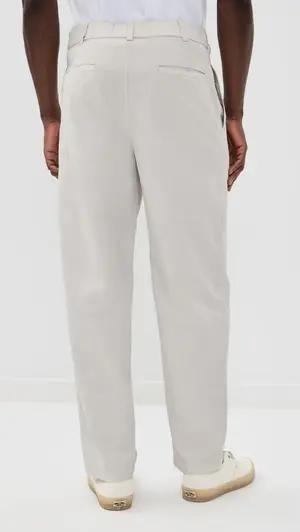 ALEX MILL Pleated Pull On Pants In Lightweight Chino