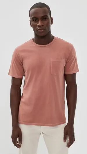 Rag & Bone Garment Dye Classic Pocket Tee