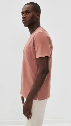 Rag & Bone Garment Dye Classic Pocket Tee