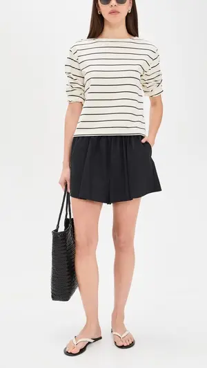 Enza Costa Cotton Slip Shorts
