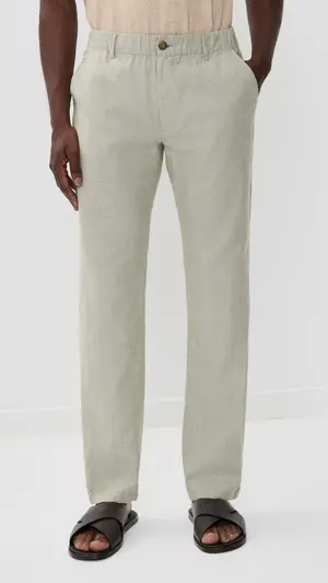 Marine Layer Saturday Hemp Chino Pants - Olive