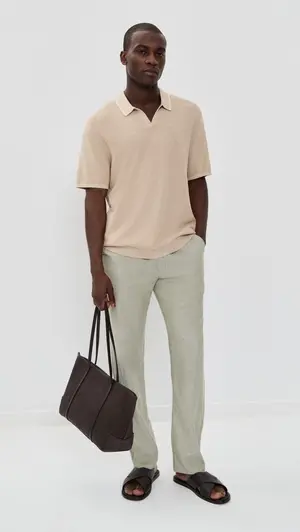 Marine Layer Saturday Hemp Chino Pants - Olive