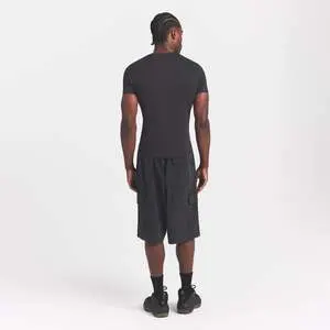 SKIMS Rib T Shirt | Black | | Cotton - Onyx