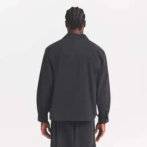 SKIMS Relaxed Shirt | Black | | Woven