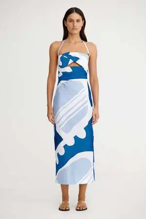 Significant Other Claire Printed Midi Dress