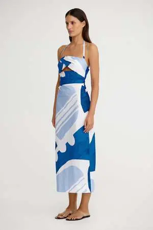Significant Other Claire Printed Midi Dress