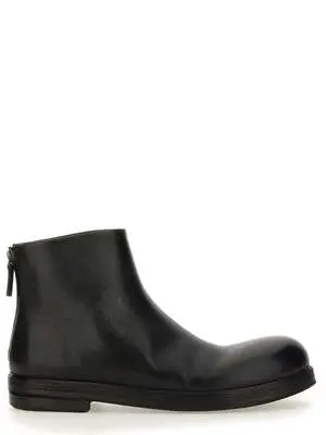 Men's Black Calf Leather Boots