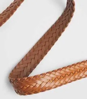 ELLIOT RHODES Leather Braided Belt