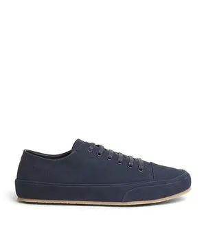 Brioni Stitch’n Turn Nubuck Leather Sneakers - Blue