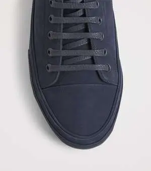 Brioni Stitch’n Turn Nubuck Leather Sneakers - Blue