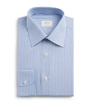 Brioni Spread Collar Shirts For Men