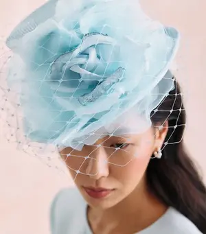 Victoria Grant Parasisal Straw Signature Top Hat