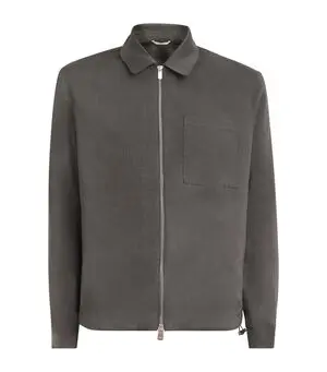 Marco Pescarolo Wool-linen Shirt Jacket