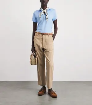 Polo Ralph Lauren Cotton Slim Polo Shirt - Blue