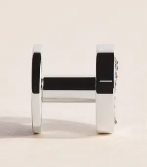 BABETTE WASSERMAN LONDON Crystal-embellished Moondust Cufflinks