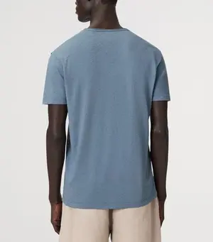 ALLSAINTS Organic Cotton Figure T-shirt - Blue