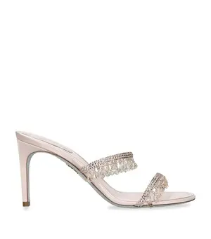 Rene Caovilla Mid Heel Mules Clogs For Women