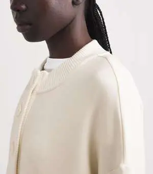 Varley Button-up Reena Sweatshirt - Ivory
