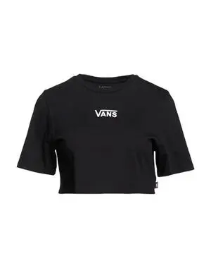 VANS Cotton Crop T-shirt - Black