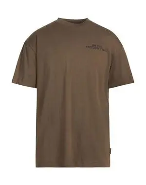 JACK WOLFSKIN T-shirt Size Organic Cotton - Brown