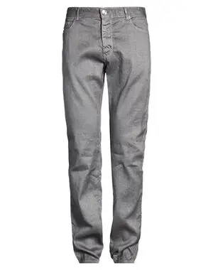 120% Lino Linen Tapered Leg Pants - Grey