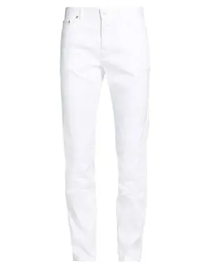 120% Lino Linen Tapered Leg Pants - White
