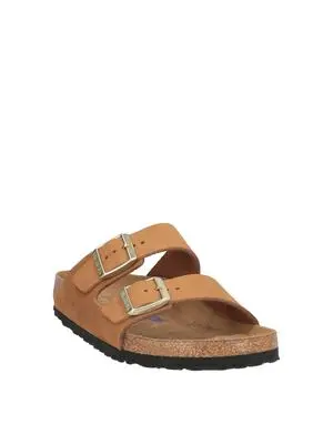 BIRKENSTOCK Arizona Leather Sandals - Beige