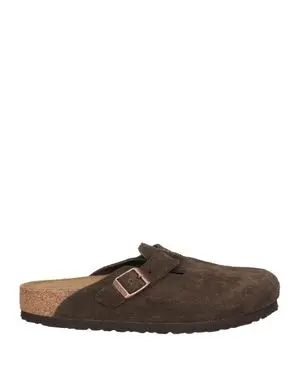 BIRKENSTOCK Dark Leather Mules & Clogs