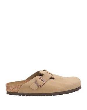 BIRKENSTOCK Boston Leather Clogs - Khaki