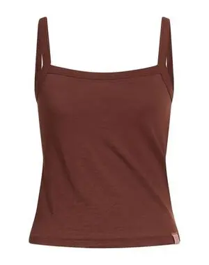Rag & Bone Cotton Jersey Tank Top - Brown
