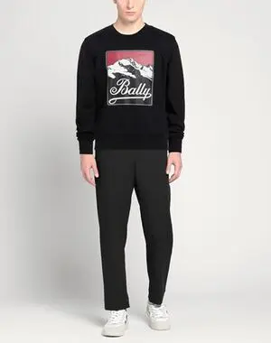 Bally Cotton And Nylon Sweatshirt With Graphic Print - Black