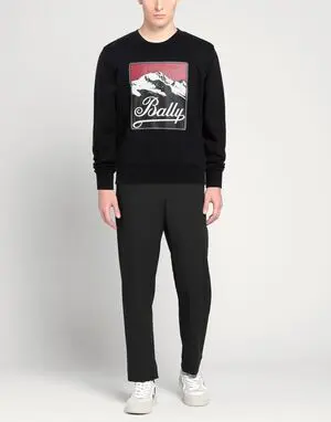 Bally Cotton And Nylon Sweatshirt With Graphic Print - Black