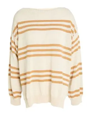 KAOS Striped Knit Sweater - Sand