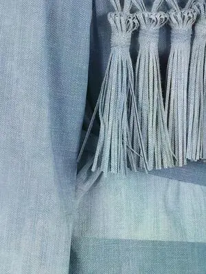 Ermanno Scervino Belted Blazer With Fringe Detail