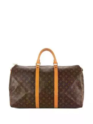 LOUIS VUITTON Keepall Monogram Holdall - Brown