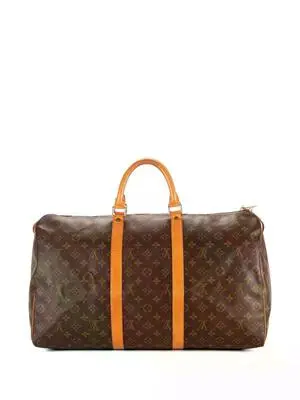 LOUIS VUITTON Keepall Monogram Holdall - Brown