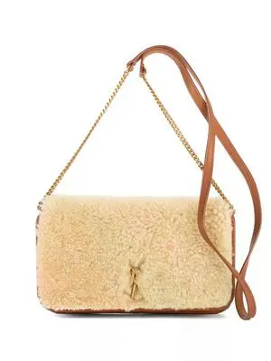 Saint Laurent Kate Shearling Crossbody Bag