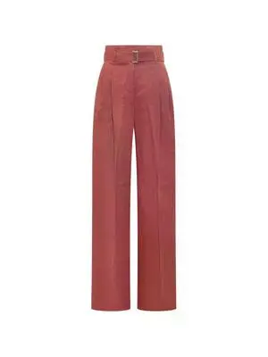 Max Mara Belted Pleated Trousers
