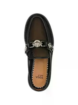 Toga Mesh Western-embellished Mules