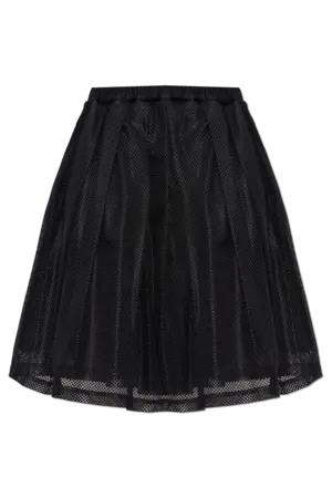Comme Des Garçons Fringed Skirt - Black